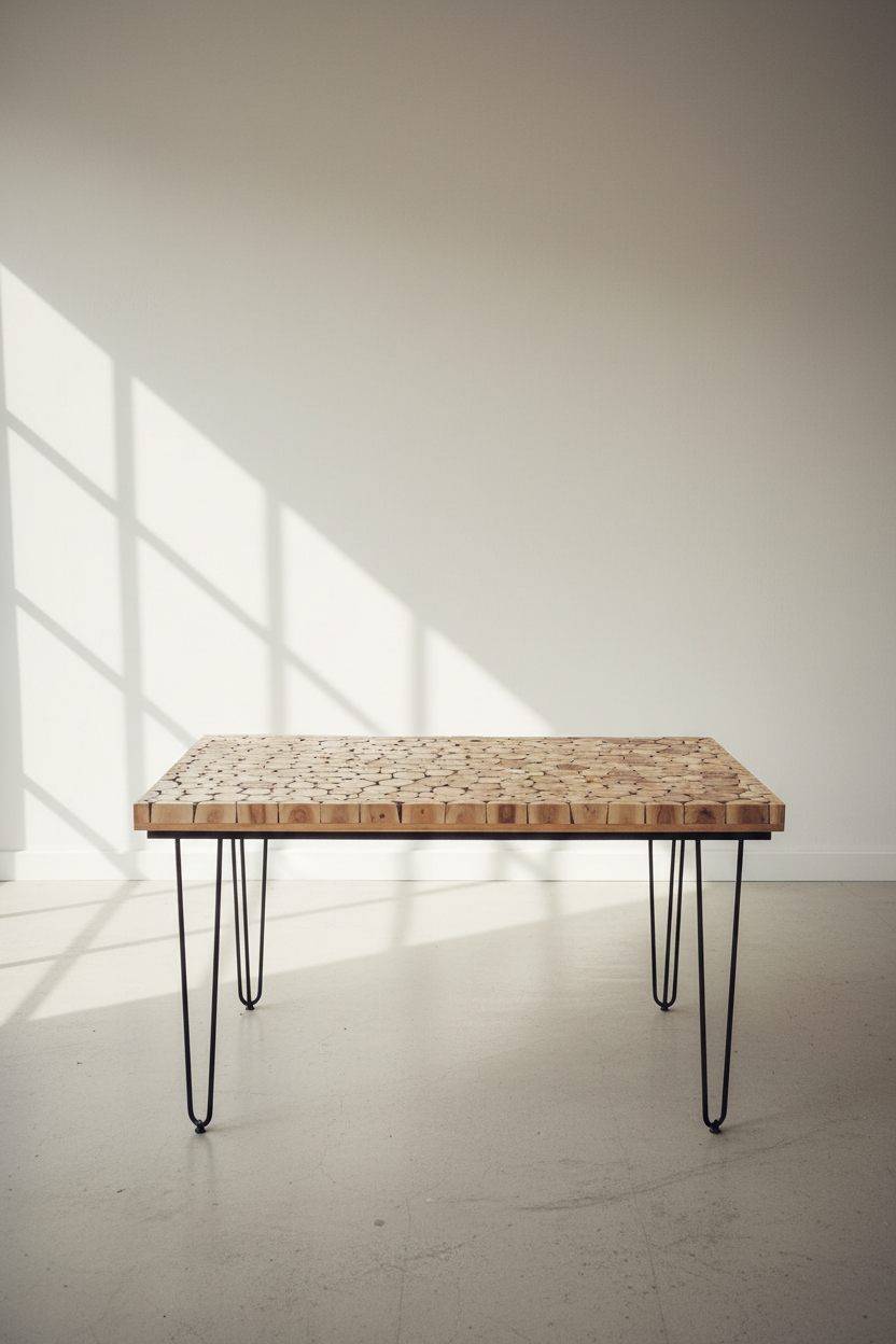 Xylo Log Pieces Table | Buy in UAE | Lucky Furniture Sharjah