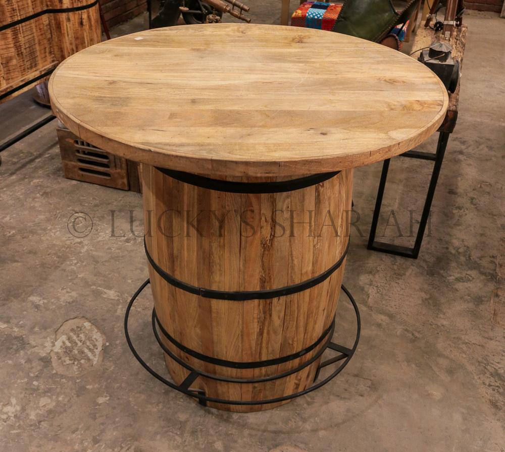 Barrel Bar Counter without storage